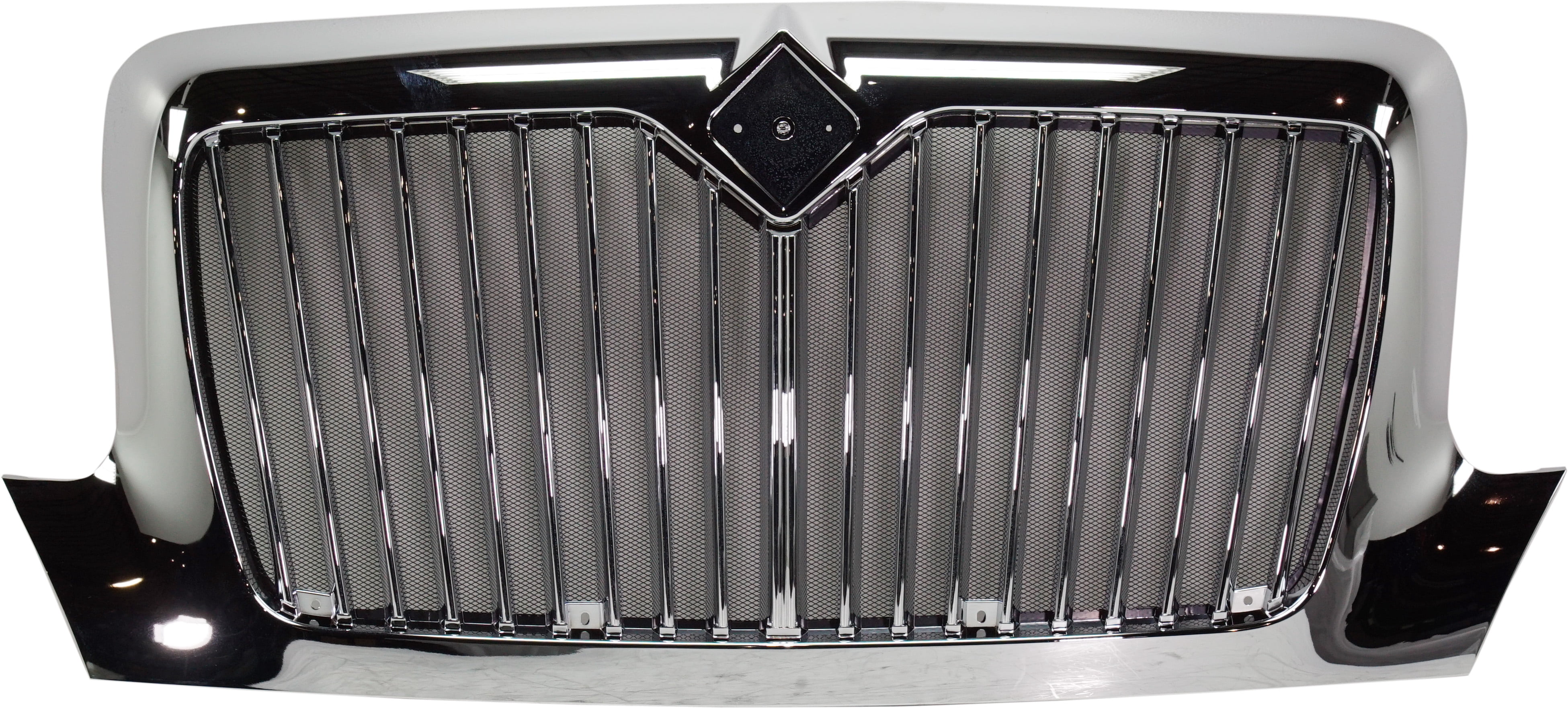 For 2006-2012 4100 Grille Assembly Chrome Plastic Vertical Bars with ...