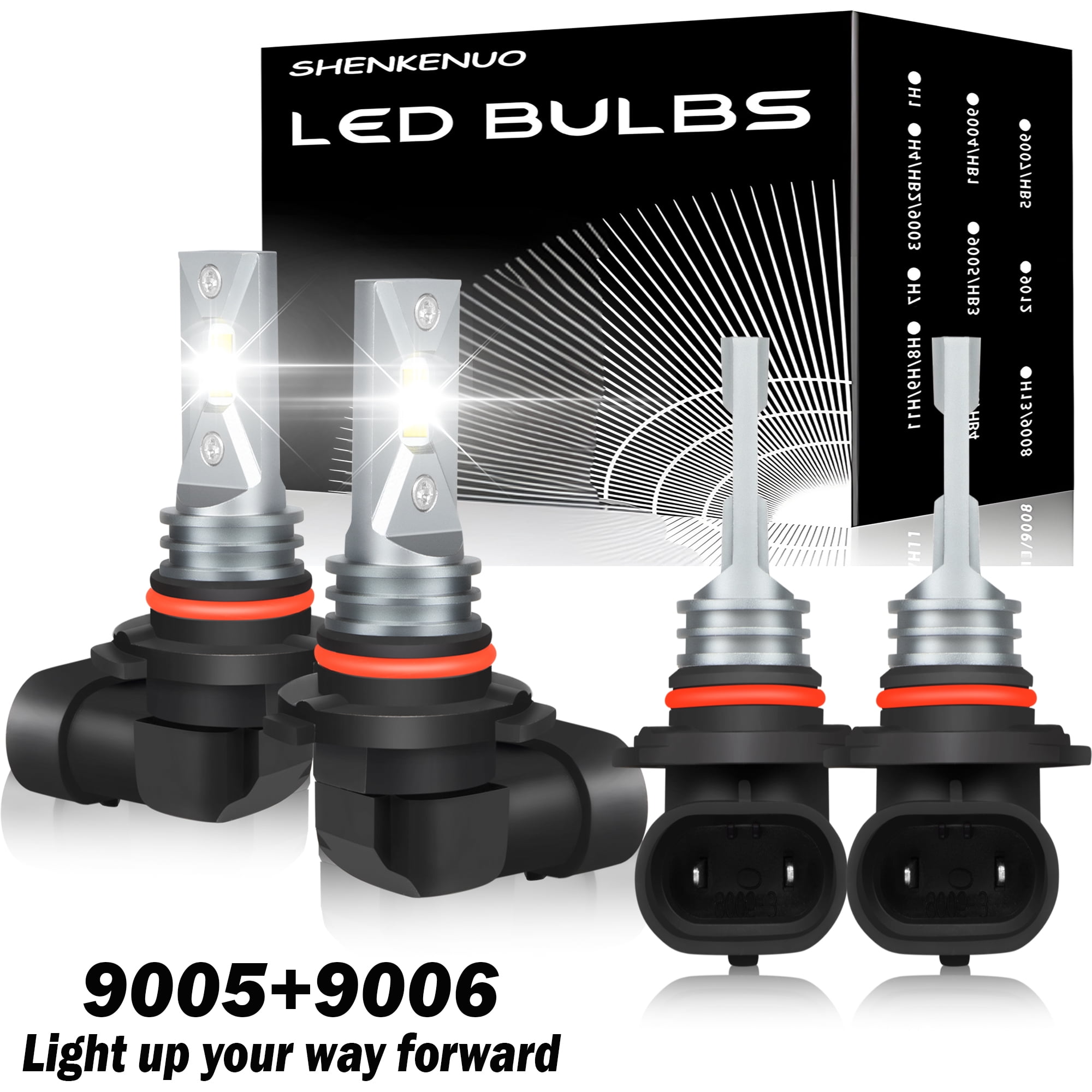 For 2006-2012 TOYOTA RAV4 LED Headlight Bulb 6000K Bright White 9006 ...