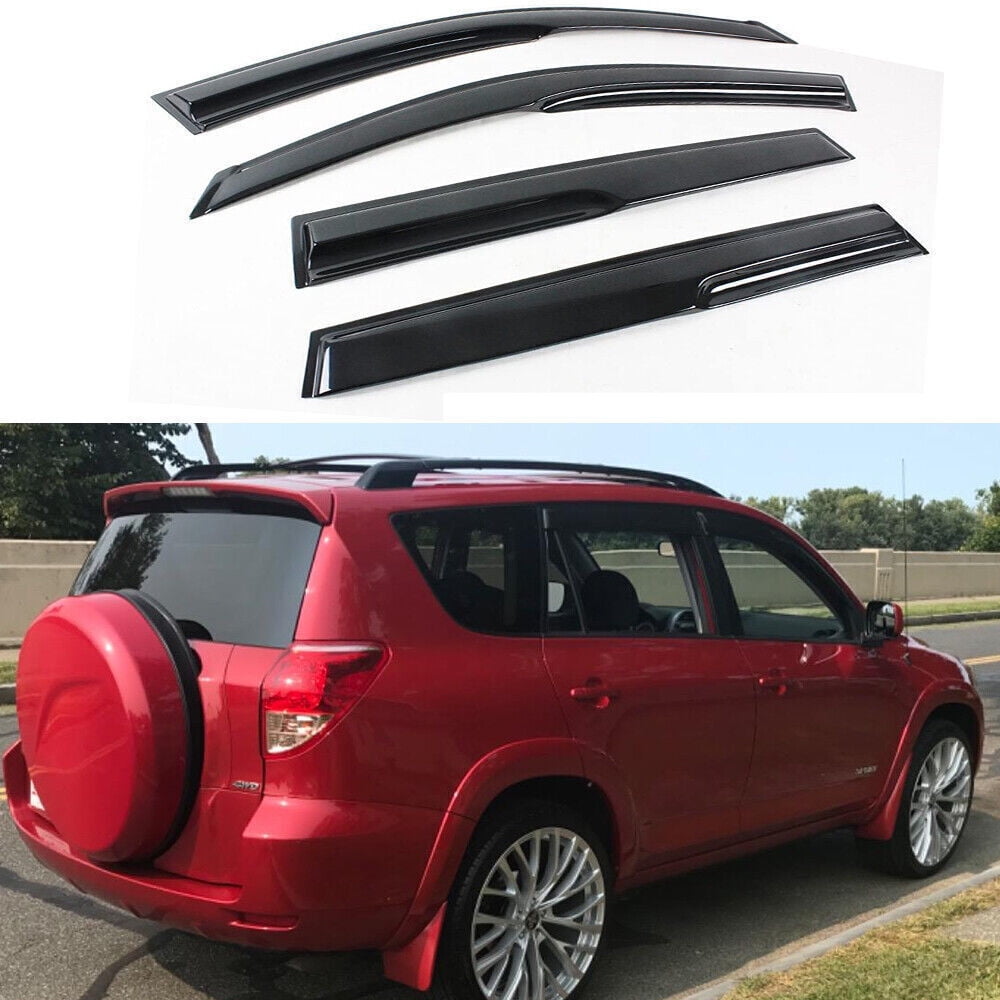 For 2006-2012 Toyota Rav4 Mugen Style Window Visor Vent Rain Guards ...