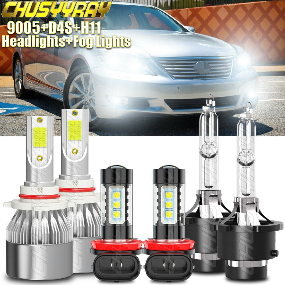 For 2007 – 2012 Lexus Ls460 LED Hid Headlight High&Low Beam + Fog Light ...