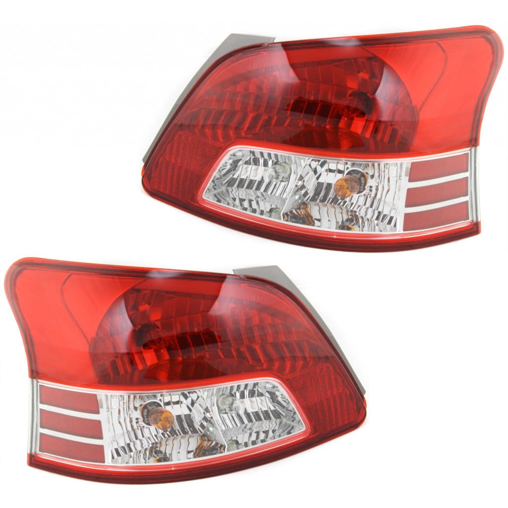 For 2007-2012 Toyota Yaris Tail Light Driver and Passenger Side Base ...