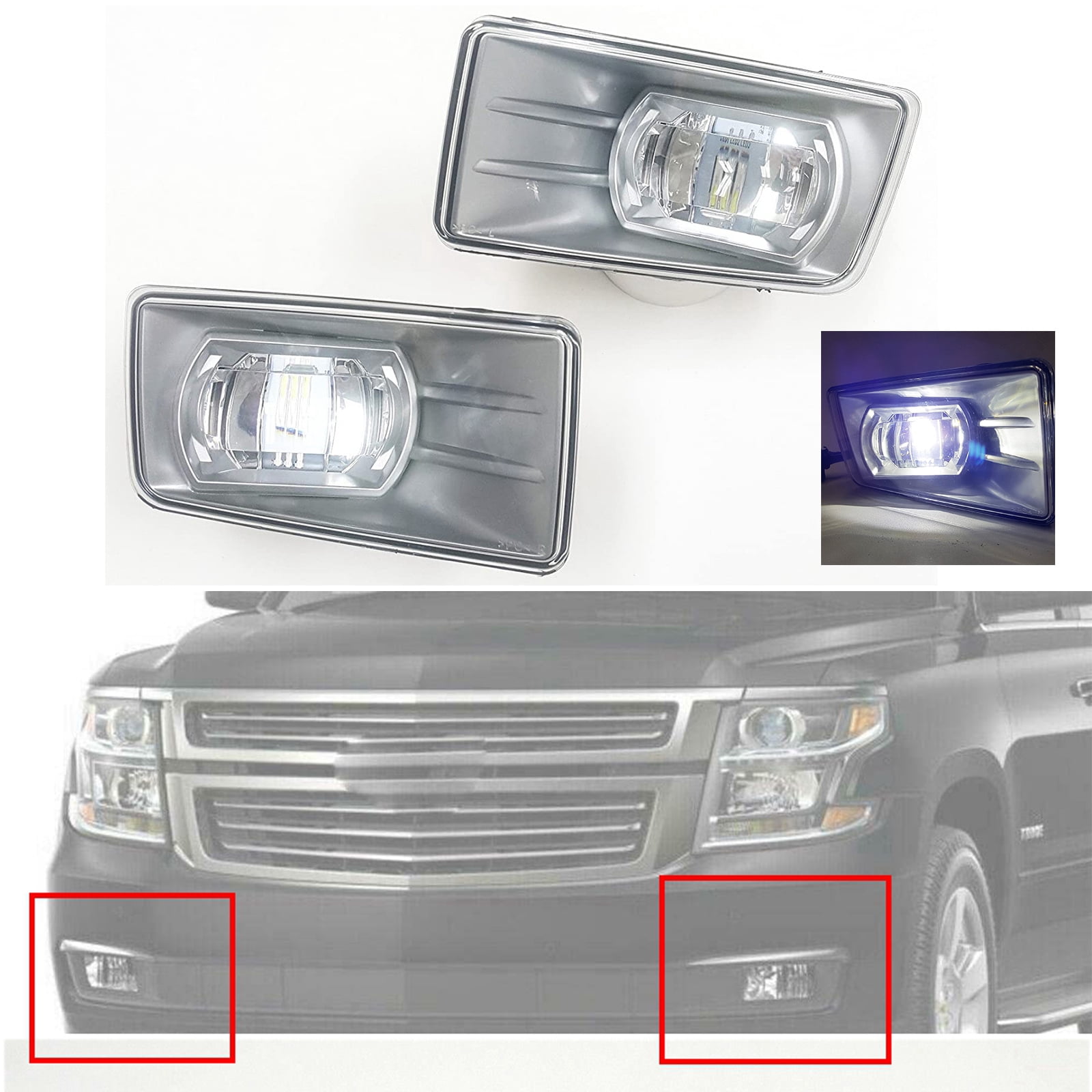 For 2007-2014 Chevrolet Tahoe Silverado Suburban Avalanche Front Bumper ...
