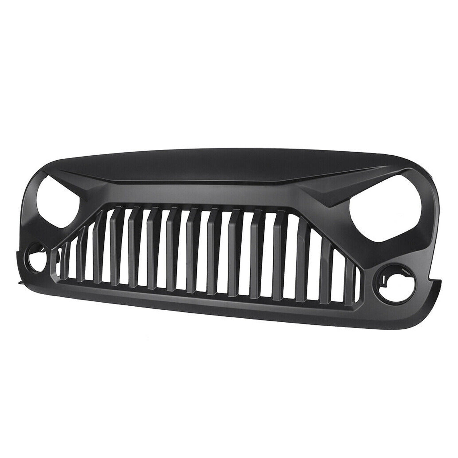 For 2007-2018 Jeep Wrangler JK New Angry Bird Black Front Grill Grille ...