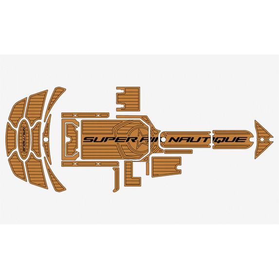 For 2007 Nautique 210 Super Air EVA Foam Marine Decking, Non-Slip Yacht ...