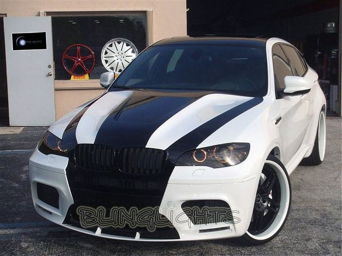 For 2008 2009 2010 2011 2012 BMW X6 e71 e72 Tinted Film Headlamps ...