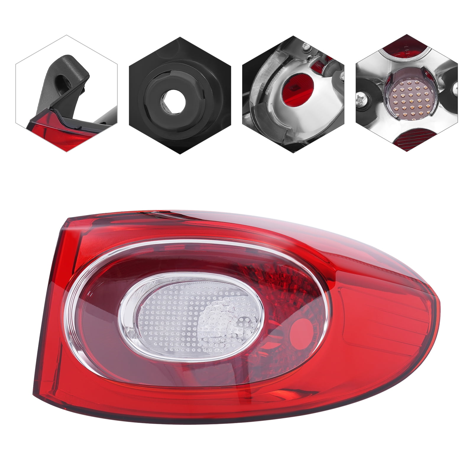 For 2008 2009 2010 2011 VW Tiguan Halogen Right Passenger Side Tail ...