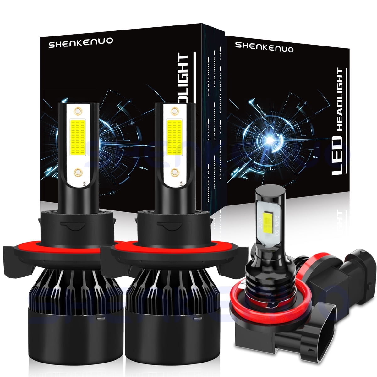 For 2008-2010 Chevrolet HHR 2.0L LED Headlight Bulbs 9008/H13 High/Low ...