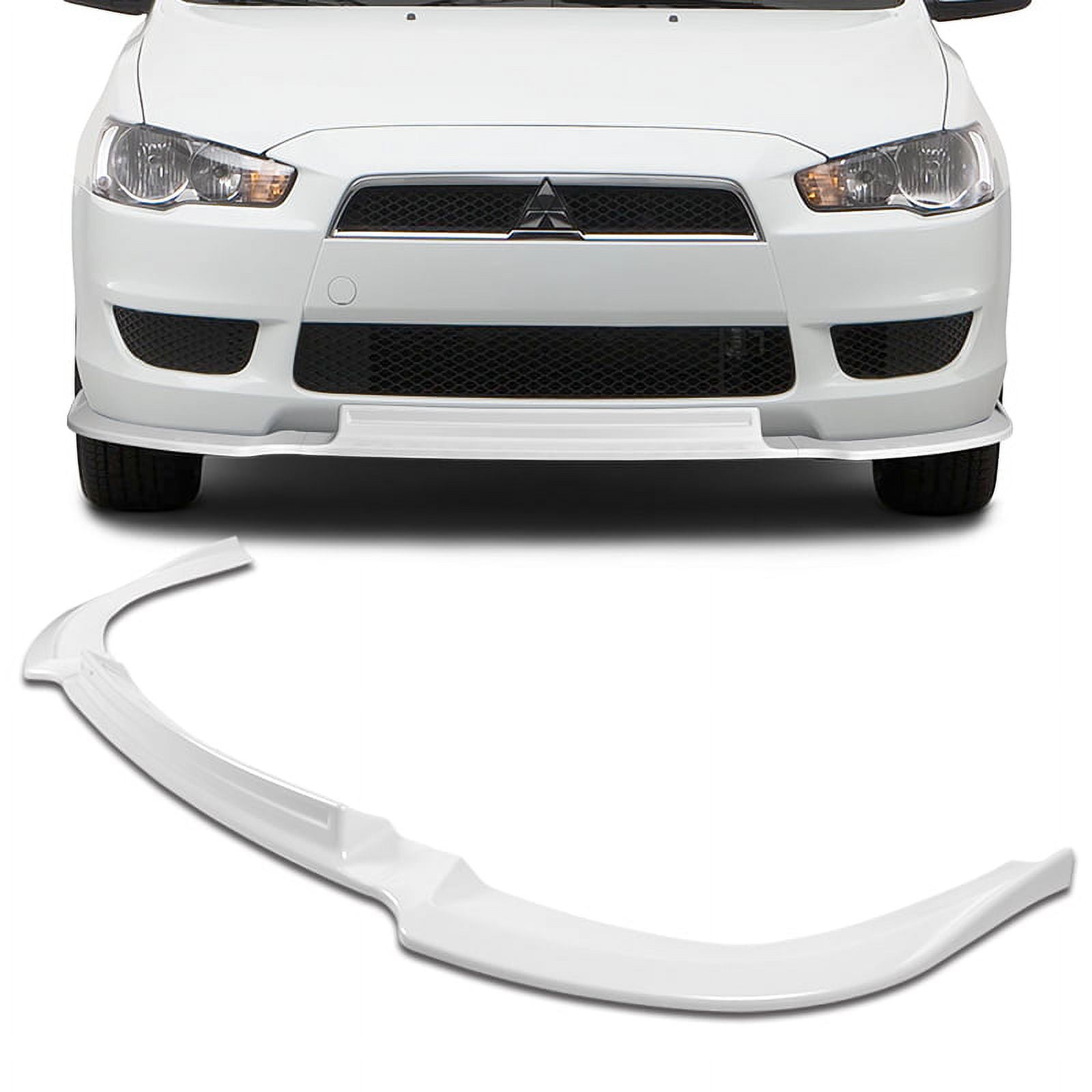 For 2008-2015 Mitsubishi Lancer RA-Style Painted White Front Bumper ...
