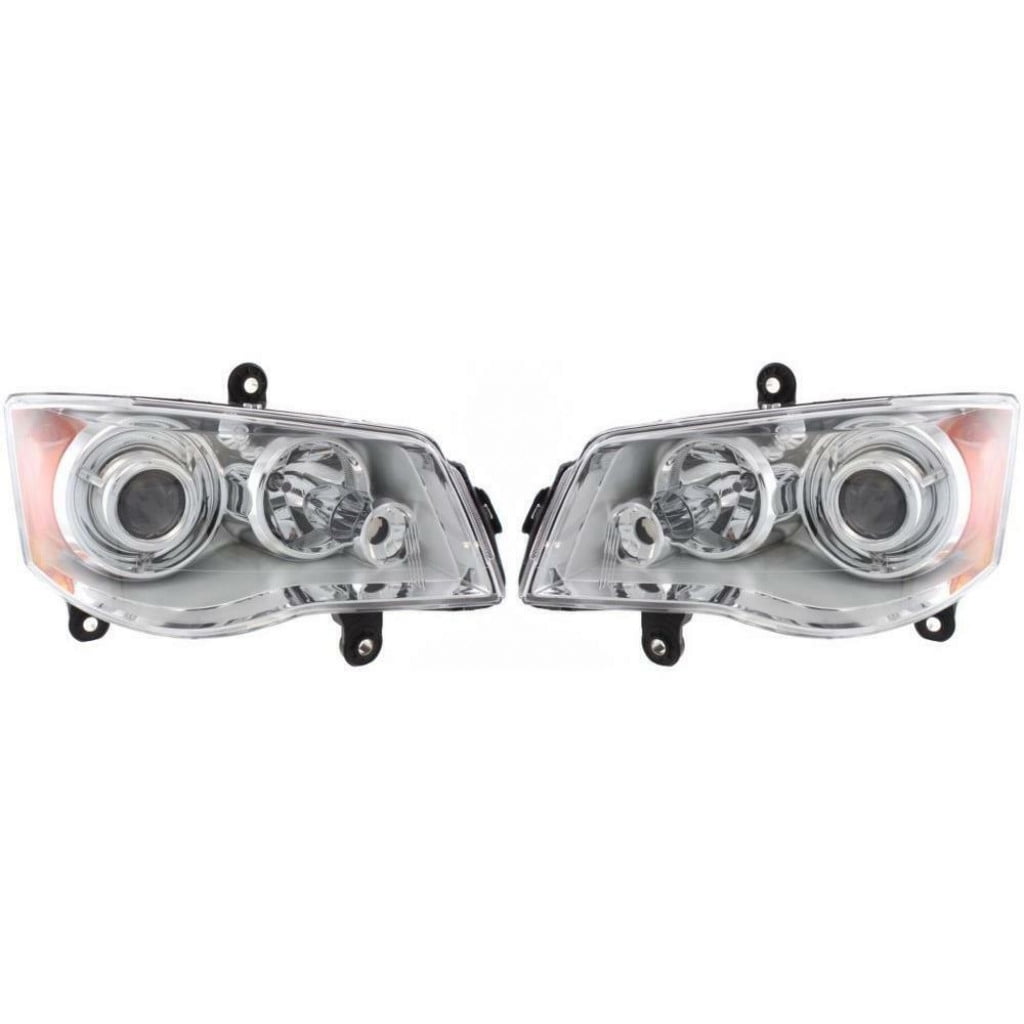 For 2008-2016 Chrysler Town and Country Headlights Driver and Passenger ...