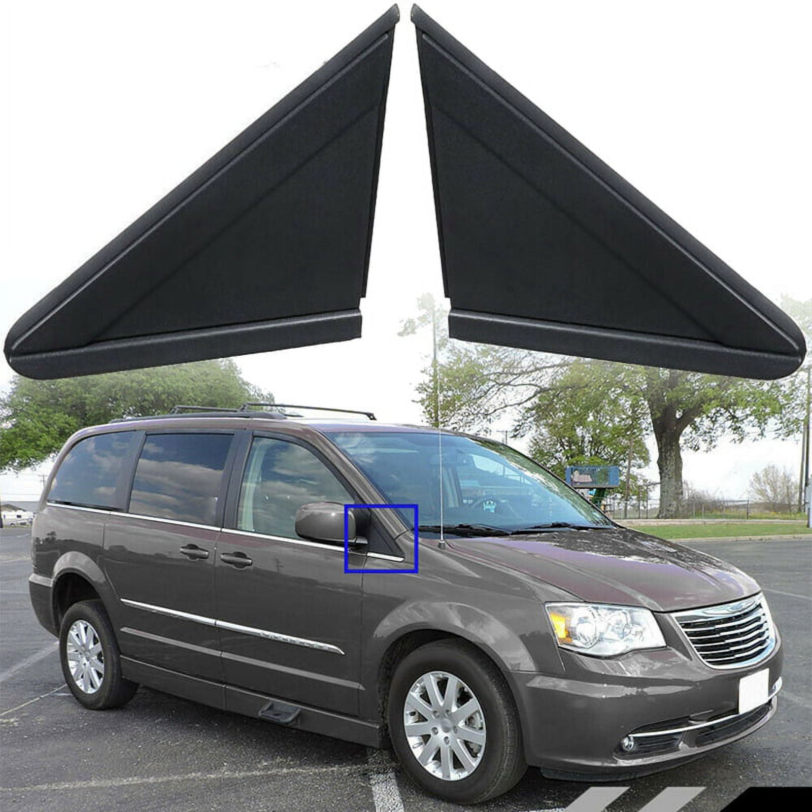 For 2008-2017 Grand Caravan / Left Side Exterior View Mirror Flag ...