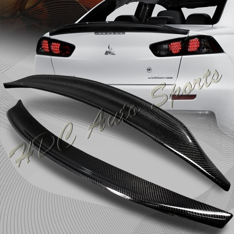 For 2008-2017 Mitsubishi Lancer EVO 10 Carbon Fiber Rear Trunk Duck ...