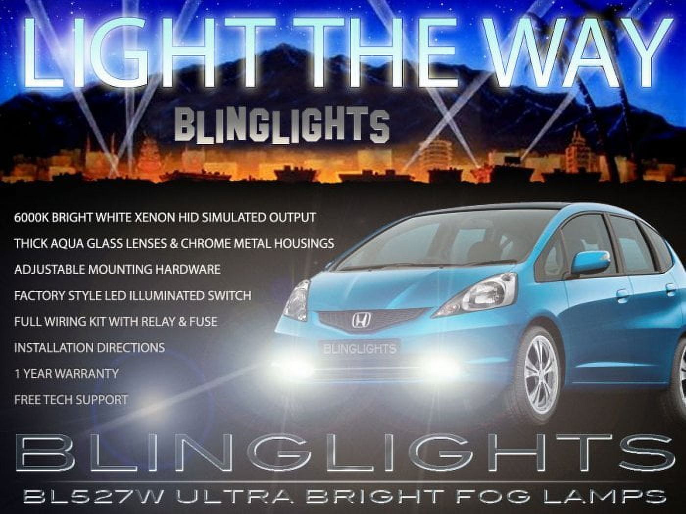 For 2009 2010 2011 2012 2013 2014 Honda Fit Foglamp Drivinglight Kit ...