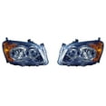 For 2009 2010 2011 2012 Toyota RAV4 Headlight Assembly Pair Driver and ...