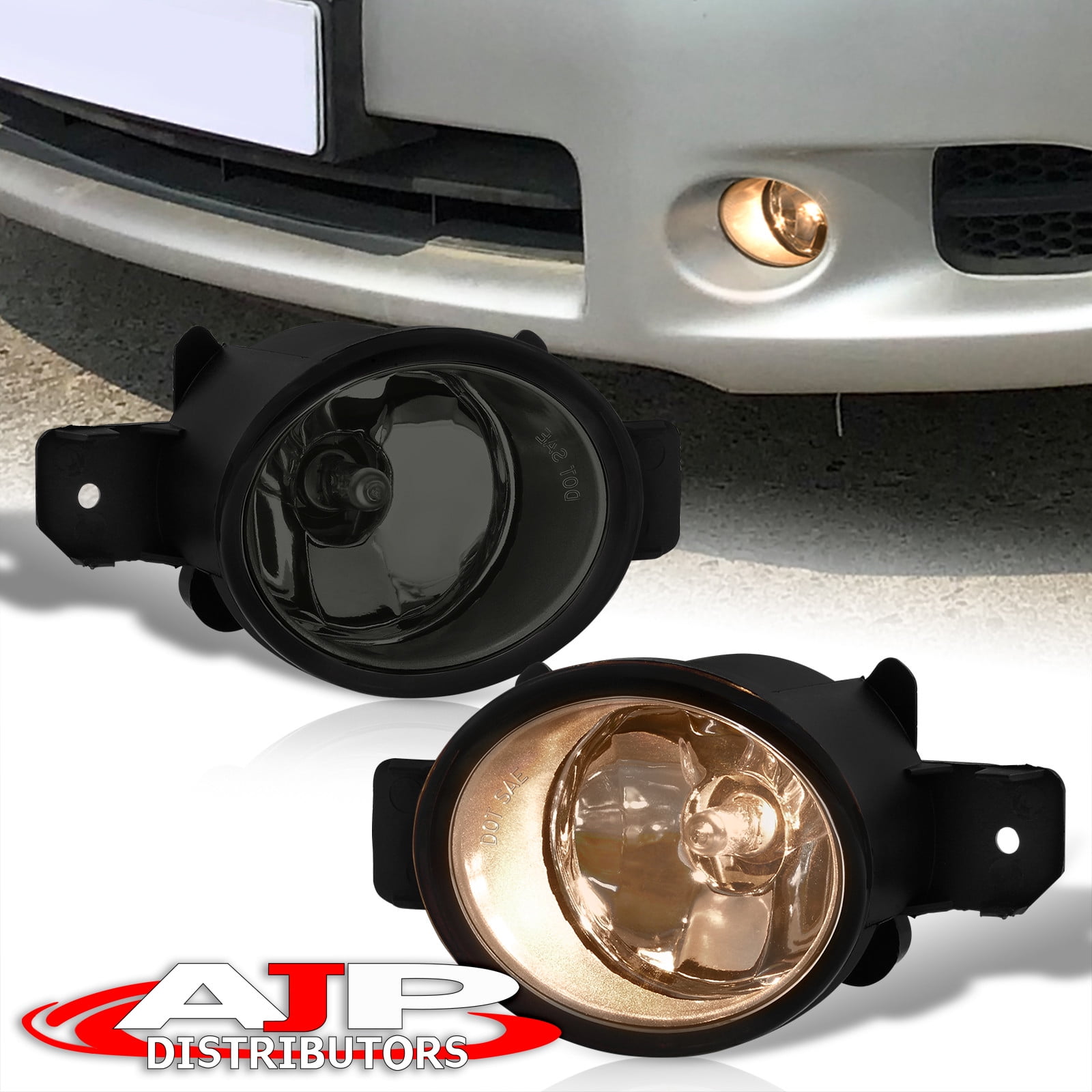 For 2009-2014 Nissan Maxima Chrome Front Bumper Driving Fog Lights ...