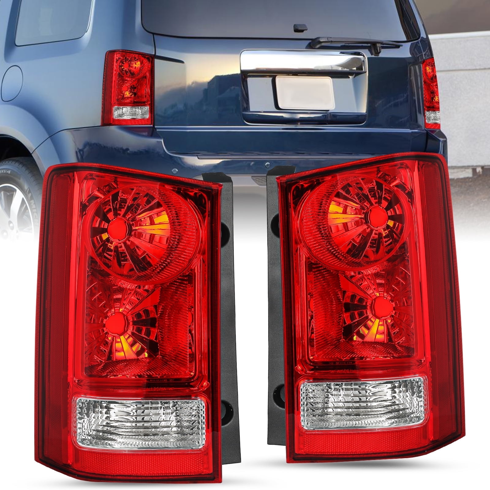 For 2009-2015 Honda Pilot Factory Tail Lights Assembly Rear Brake ...
