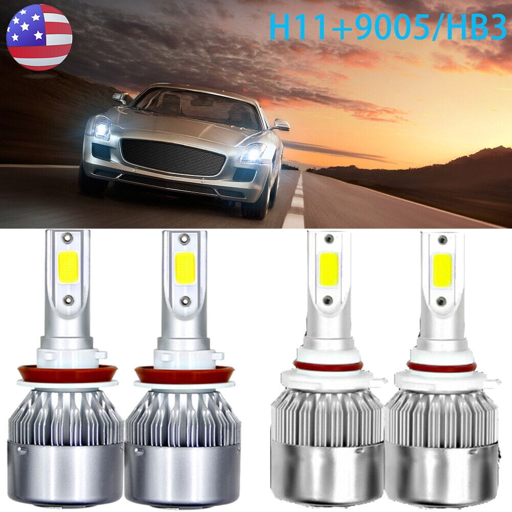 For 2009-2021 Dodge RAM 1500 2500 3500 LED Headlight Hi/Lo Light Bulbs ...