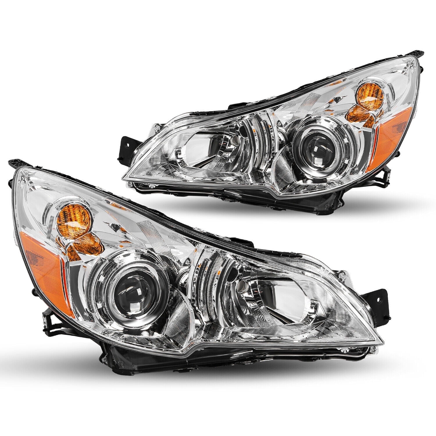 For 2010 2011 2012 2013 2014 Subaru Legacy/Outback Projector Chrome ...