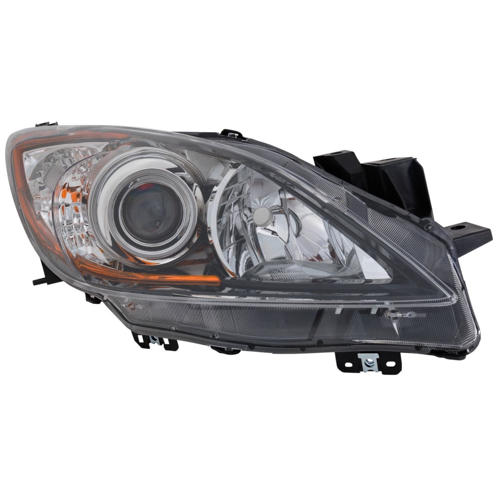 For 2010-2013 Mazda 3 Headlight Passenger Side Assembly Unit MA2519130 ...