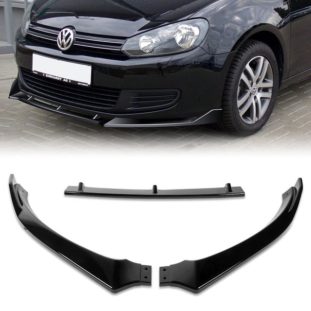 For 2010-2013 Volkswagen Golf 6 Painted Black Front Bumper Body Kit ...