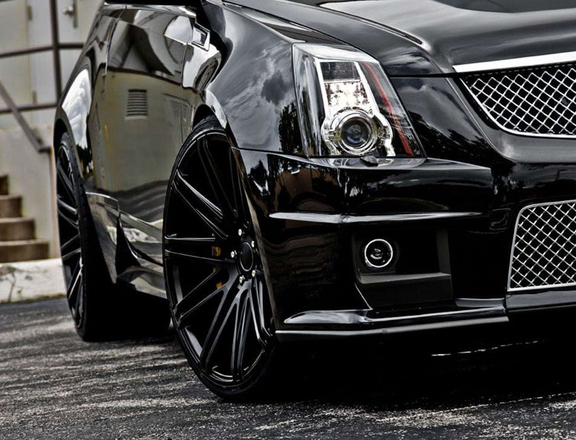 For 2010-2014 Cadillac CTS-V LED Halo Fog Lamp Angel Eye Light Kit ...