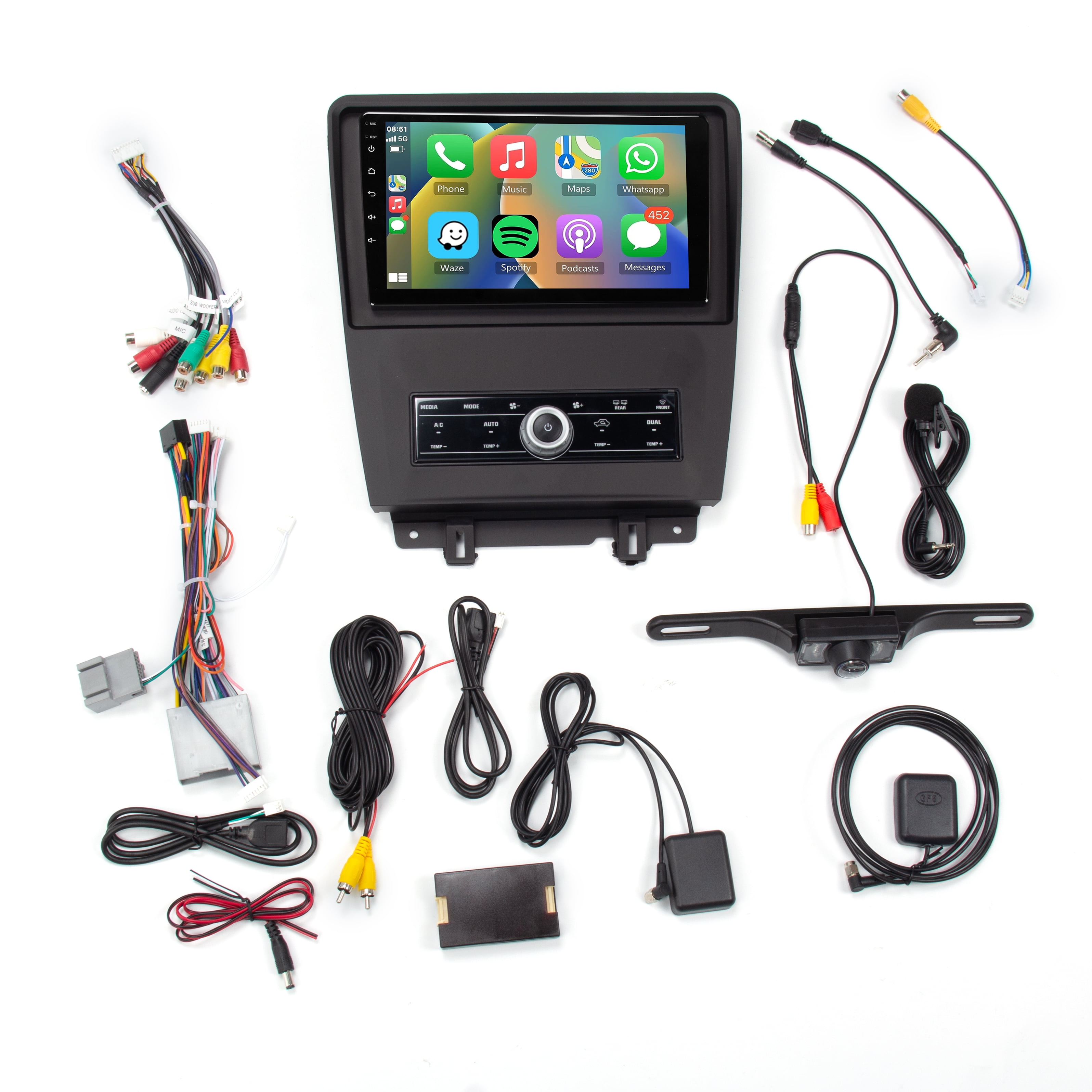 For 2010-2014 Ford Mustang Stereo Radio 10.1'' Android 12.0 Head Unit ...