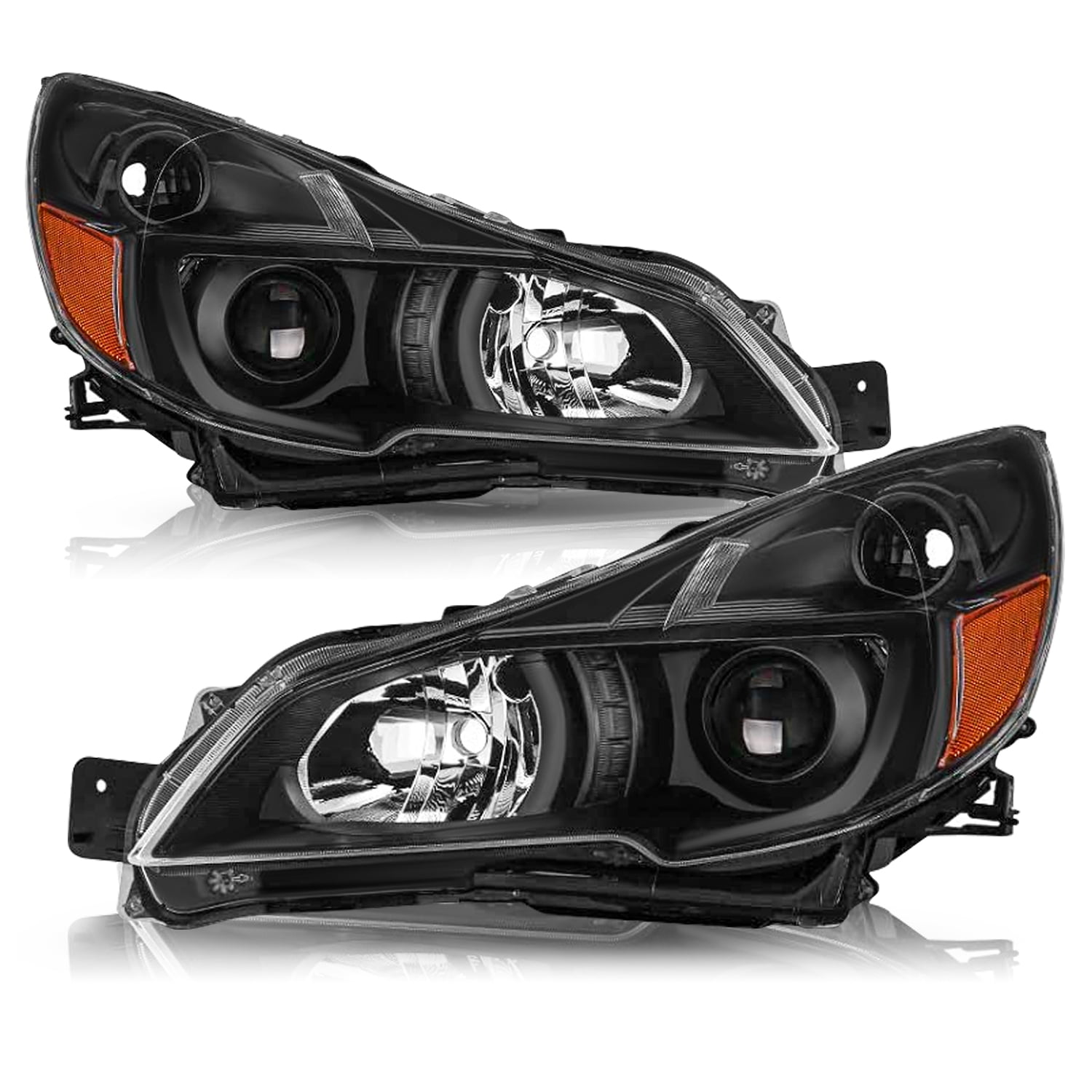For 2010-2014 Subaru Outback Legacy Projector Headlights Headlamp ...