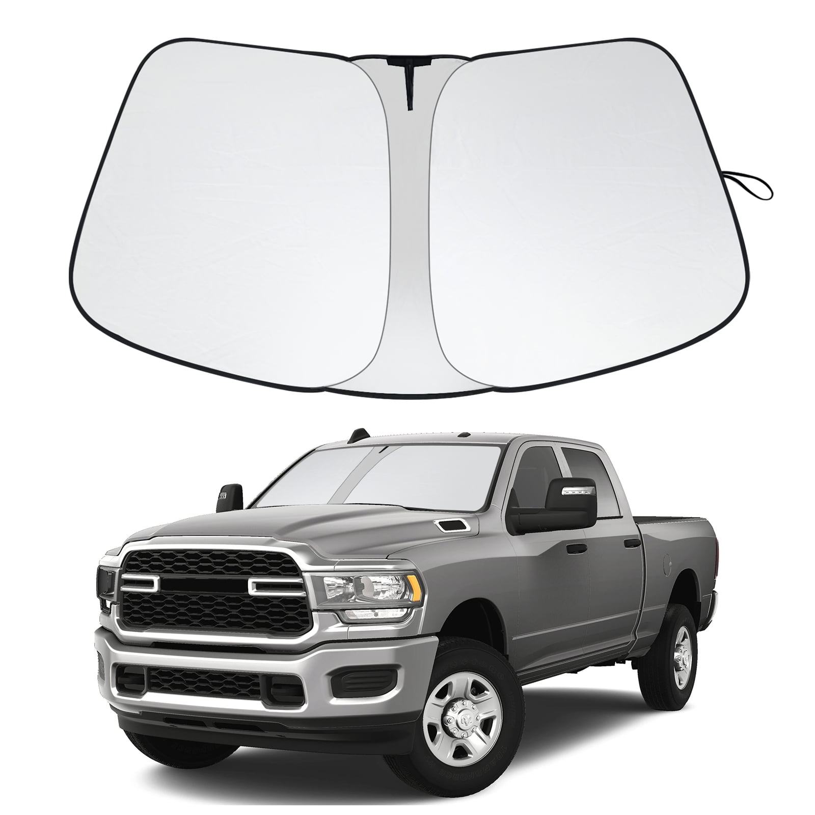 For 2010-2024 Dodge Ram 2500 3500 Car Sun Shade Visor Front Window ...