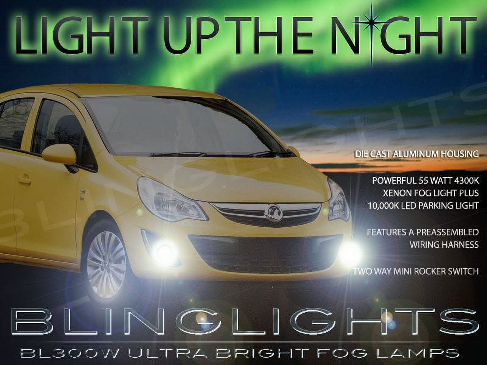 New 2011 2012 2013 Opel Meriva Xenon Fog Lamps Driving Lights Foglamps ...