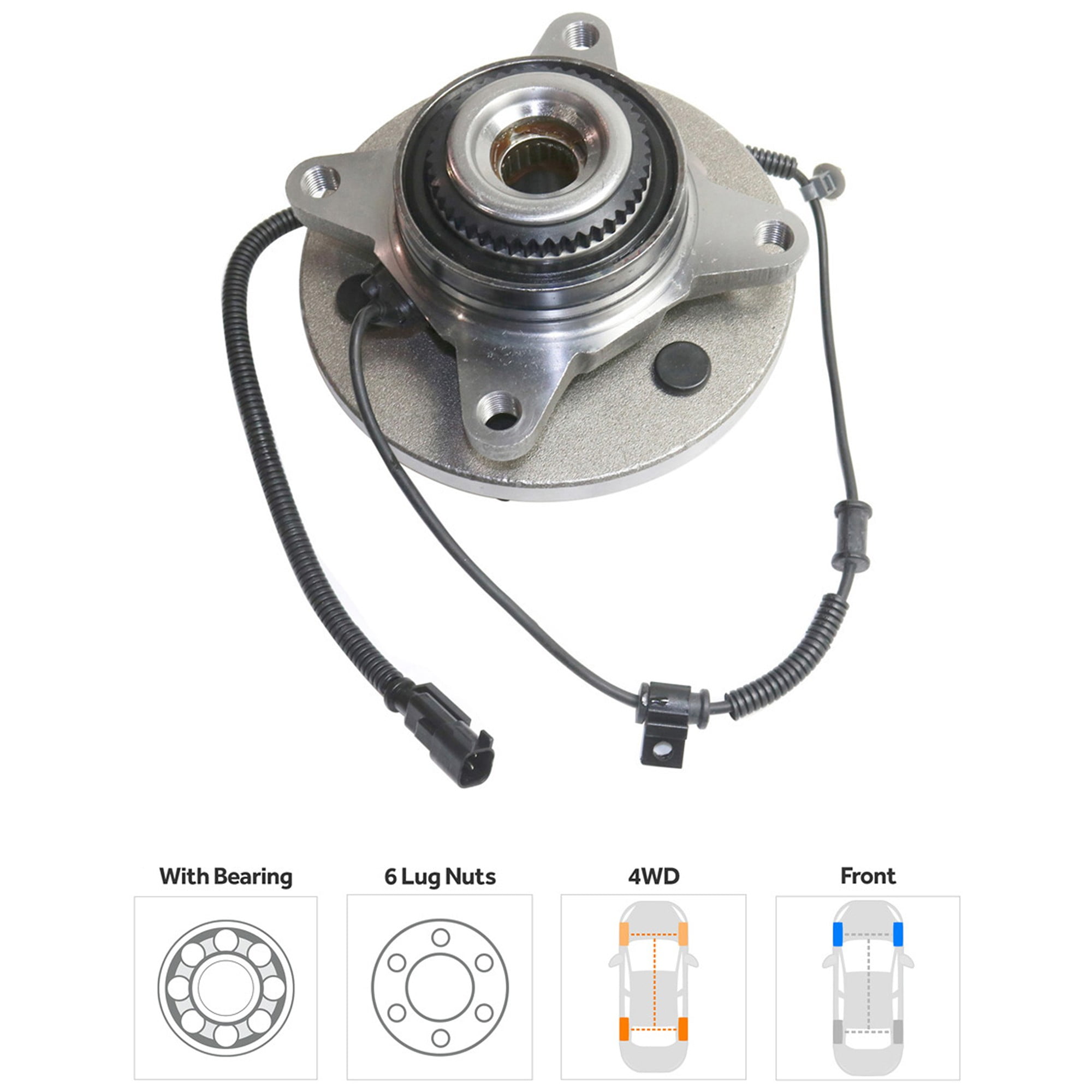 For 2011-2014 F-150 Wheel Hub SP550219, 515142, MB40302 - Walmart.com