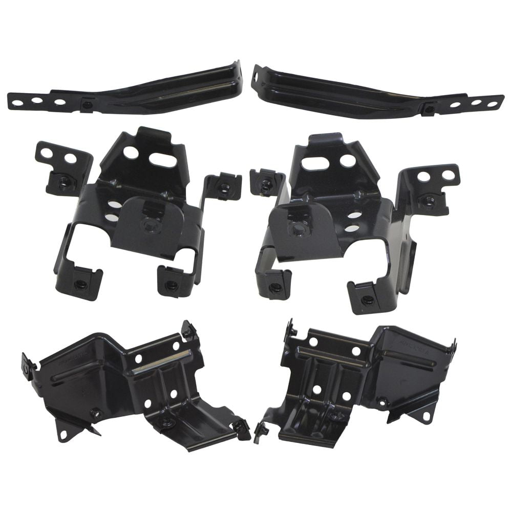 For 2011-2014 Sierra Front Bumper Reinforce Brace Bracket 6Pcs ...