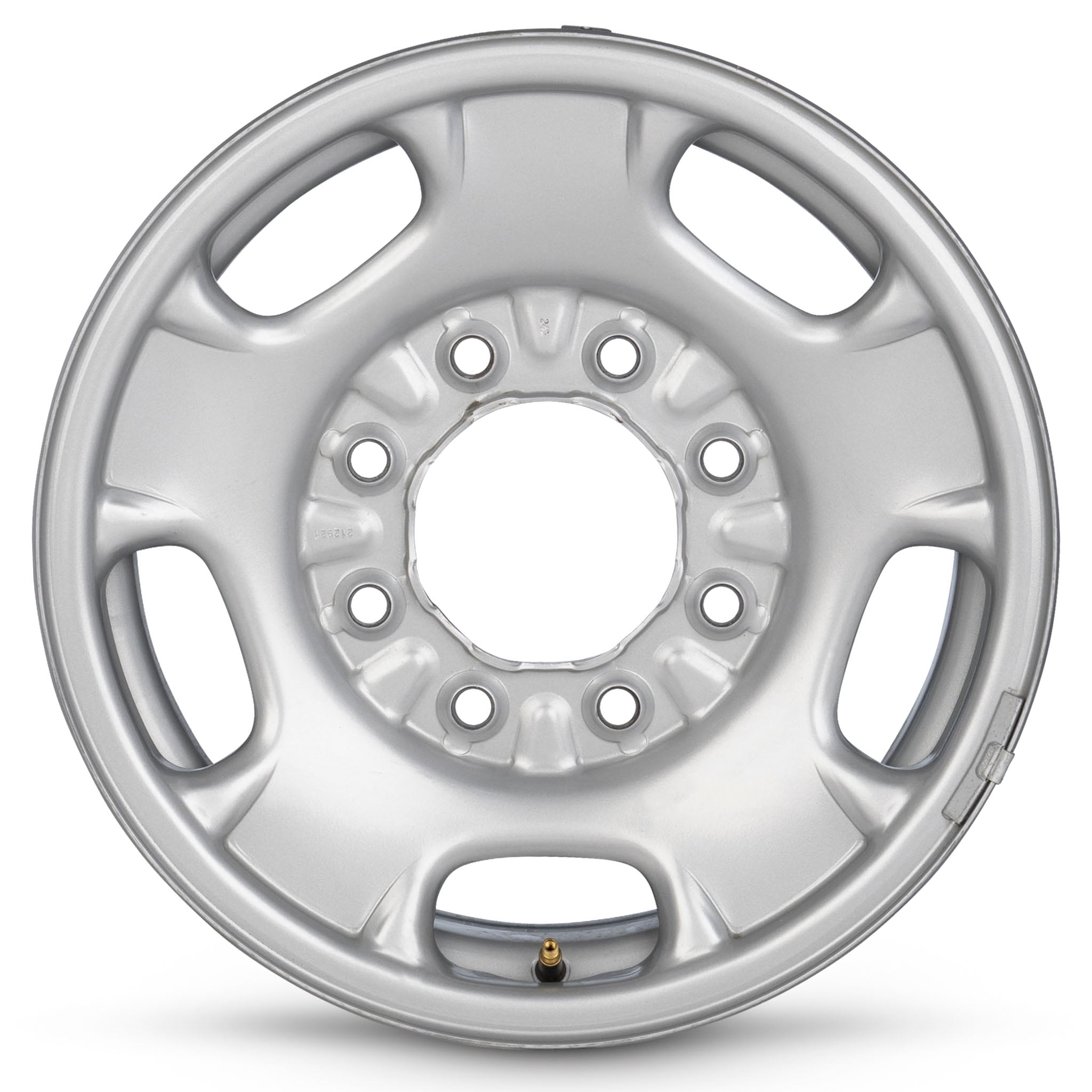 For 2011-2023 Chevrolet Silverado 3500 17 Inch Painted Silver Steel ...