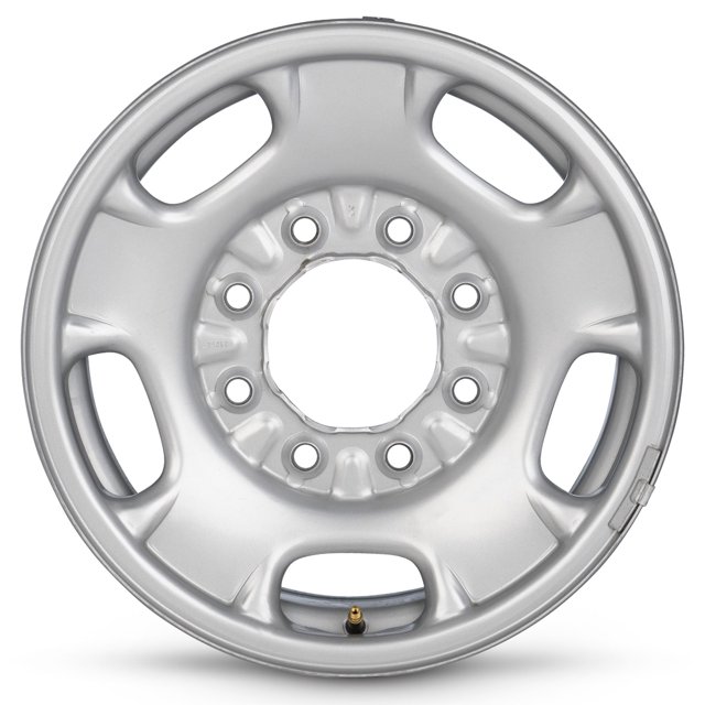 For 2011-2023 Chevrolet Silverado 3500 17 Inch Painted Silver Steel ...