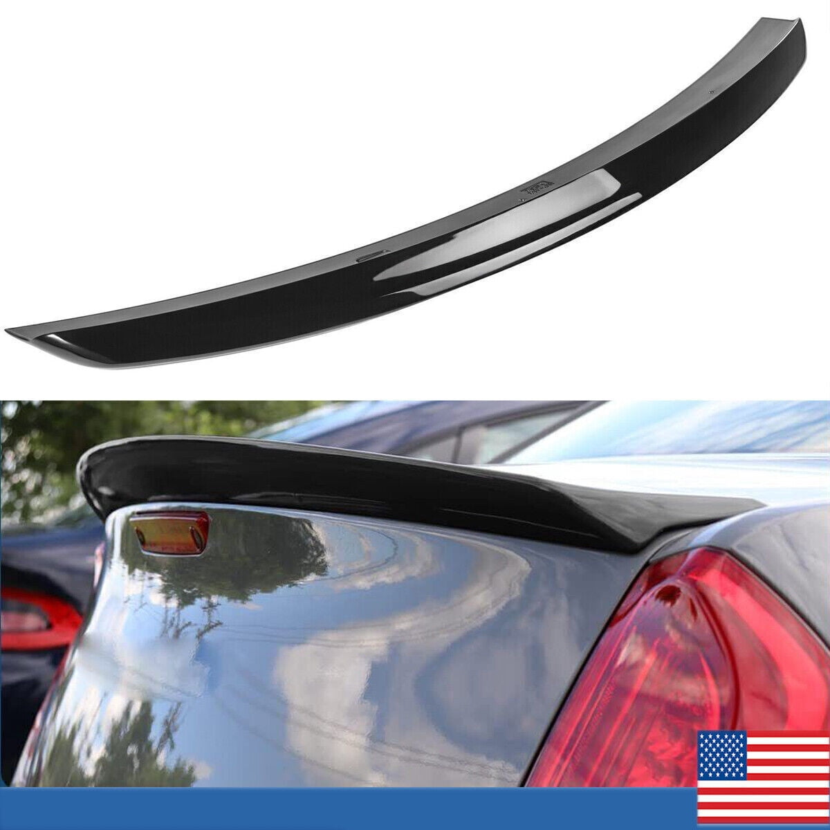 For 2011-2023 Chrysler 300 300S Gloss Black Style Trunk Rear Lip ...