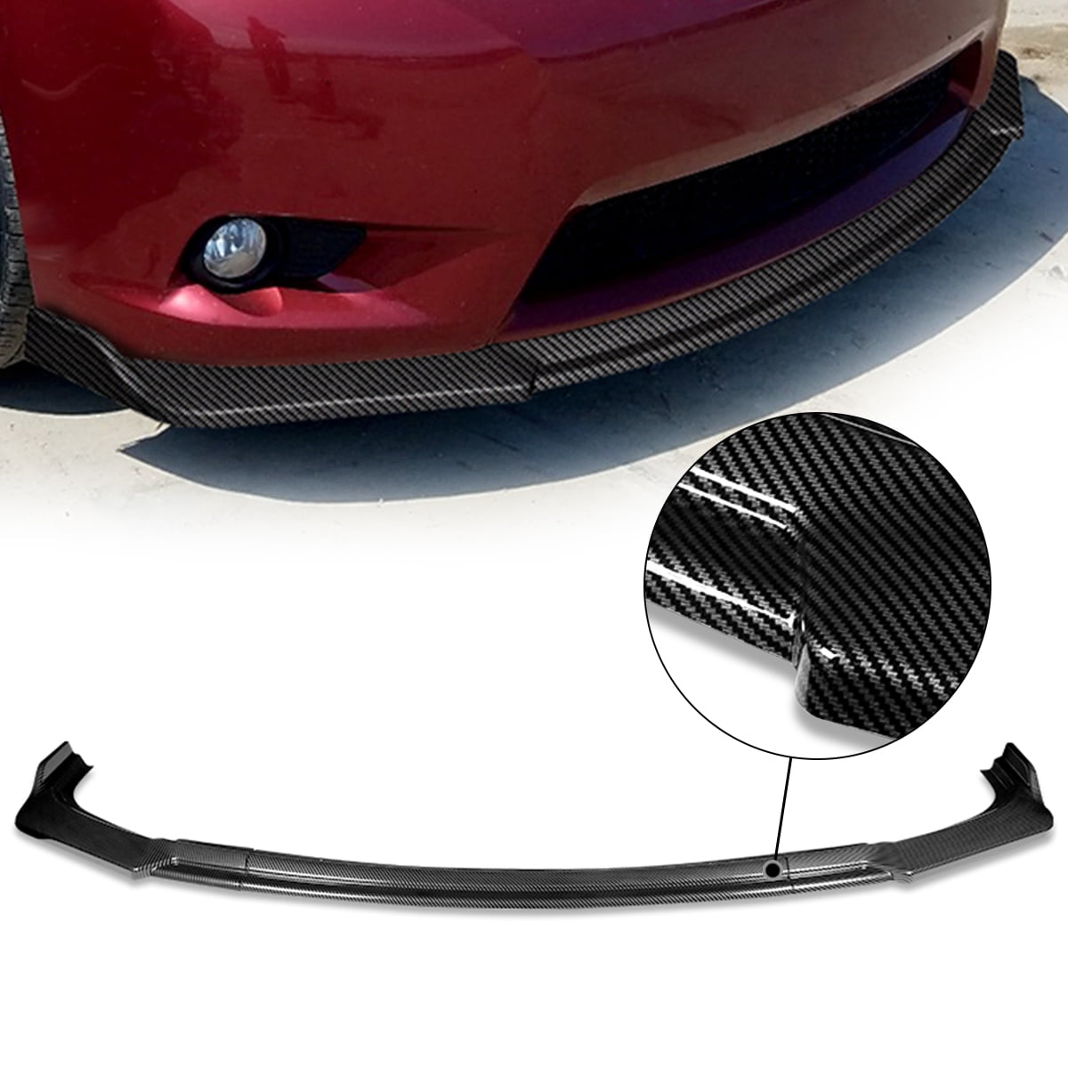For 2011 to 2015 Toyota Sienna 3Pcs Carbon Fiber Look MP-Style Car ...