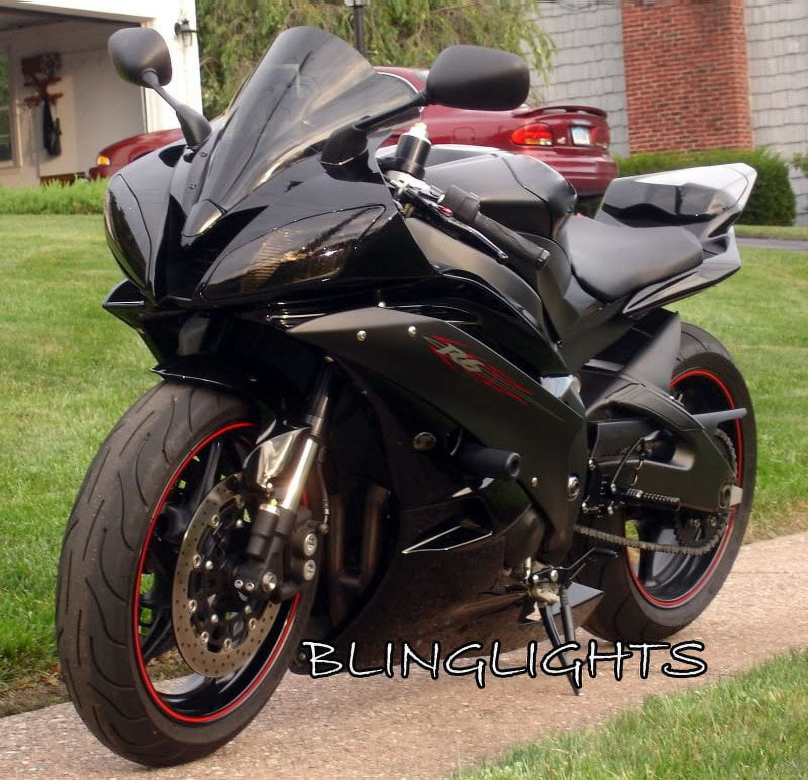 2012 2013 Yamaha R6 YZF-R6 Tint Smoke Protection Overlays for Headlamps ...