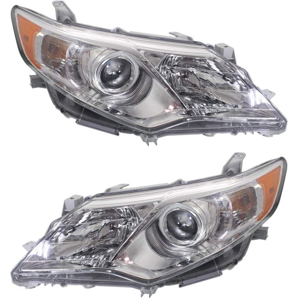For 2012-2014 Toyota Camry Pair Head Lights Driver and Passenger Side ...