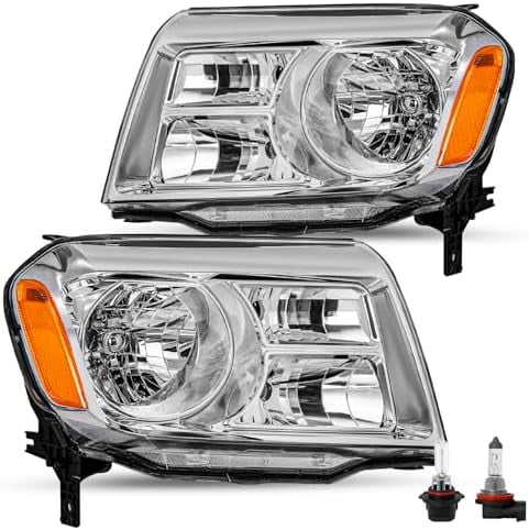 - For 2012-2015 Honda [Halogen Type] /Bulbs Headlight Headlamp Assembly ...
