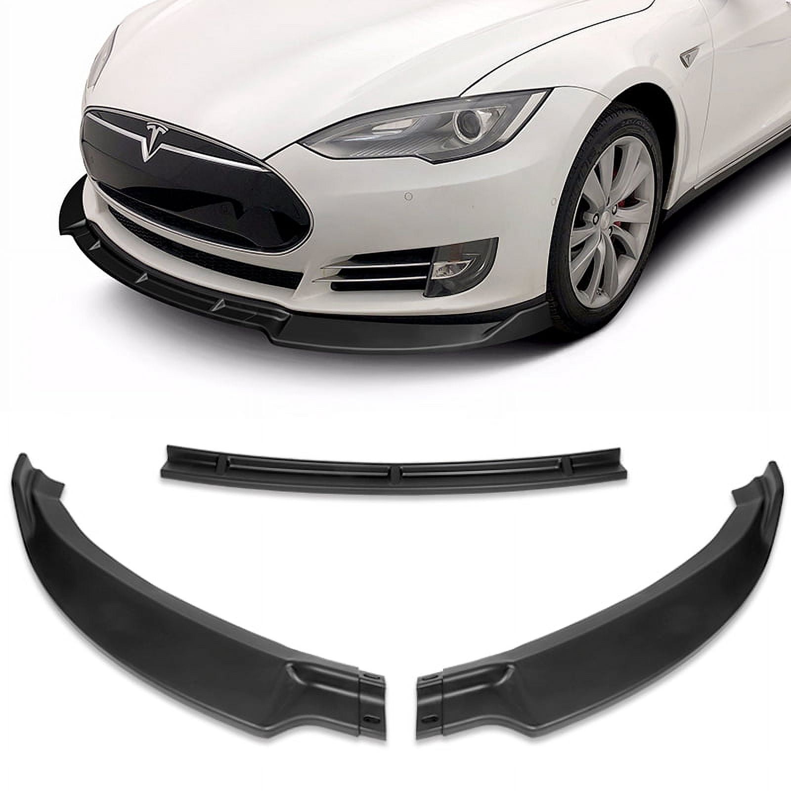 For 2012-2016 Tesla Model S STP-Style Matt Black Front Bumper Body ...