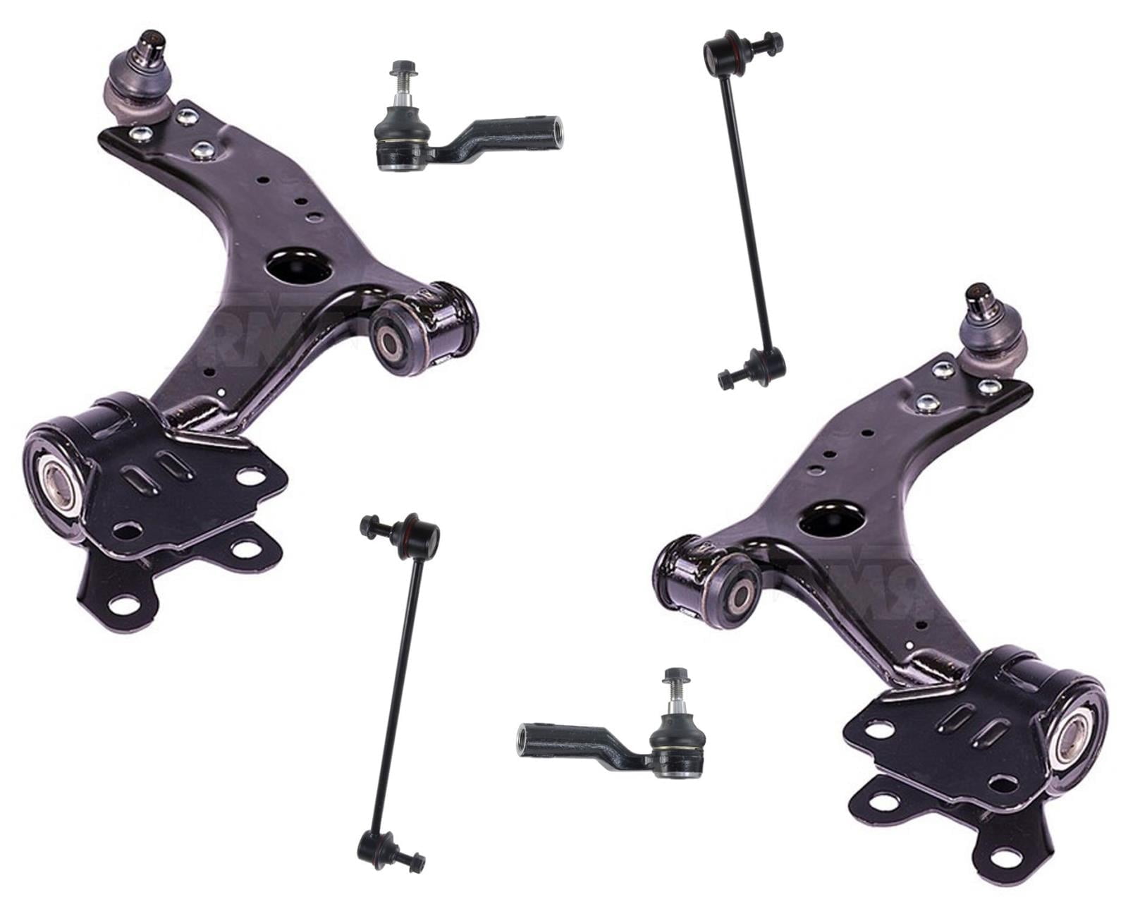 For 2012-2018 Ford Focus Lower Steel Control Arms Outer Tie Rods ...