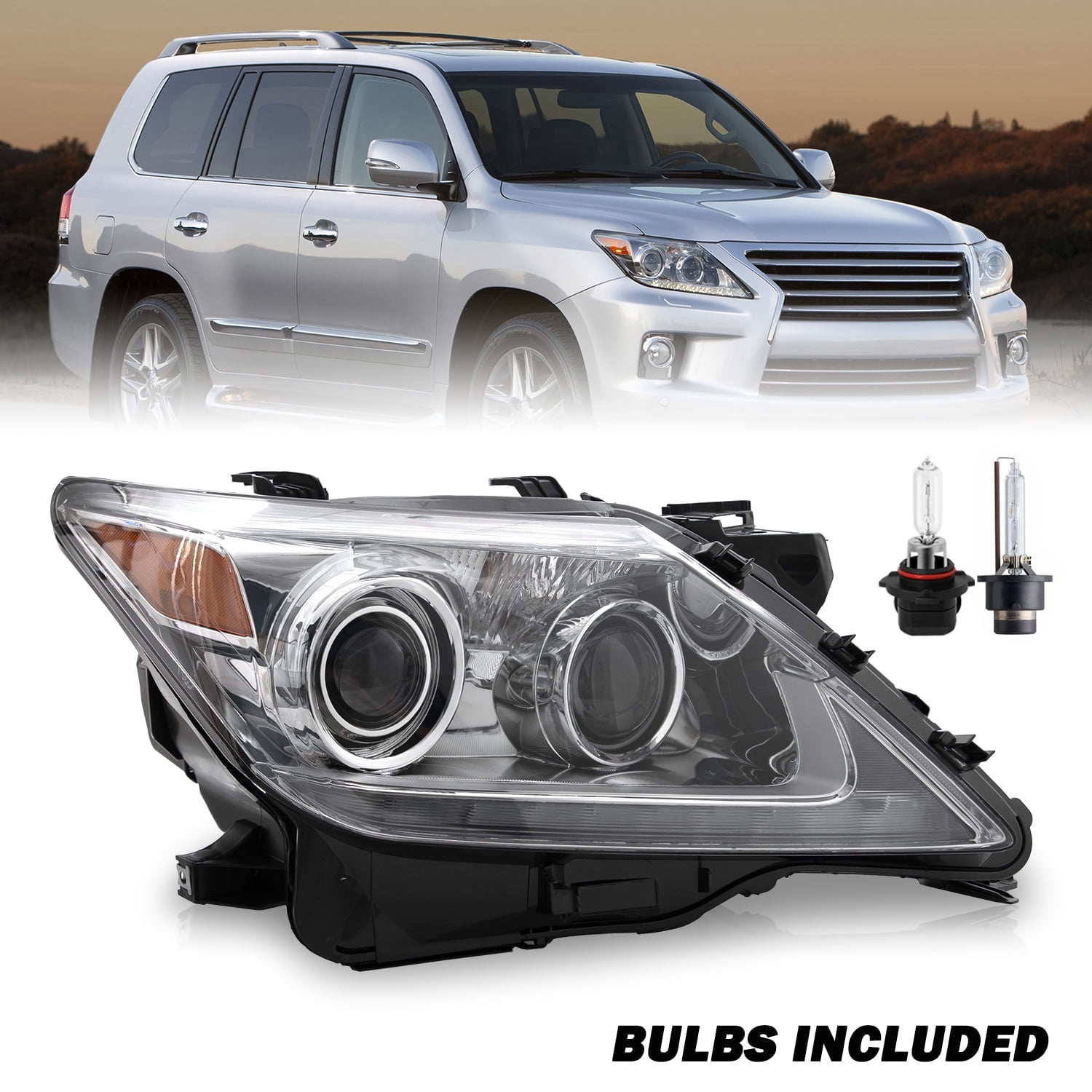 For 2013 2014 2015 LEXUS LX570 HID XENON Headlight Headlamp - Walmart.com