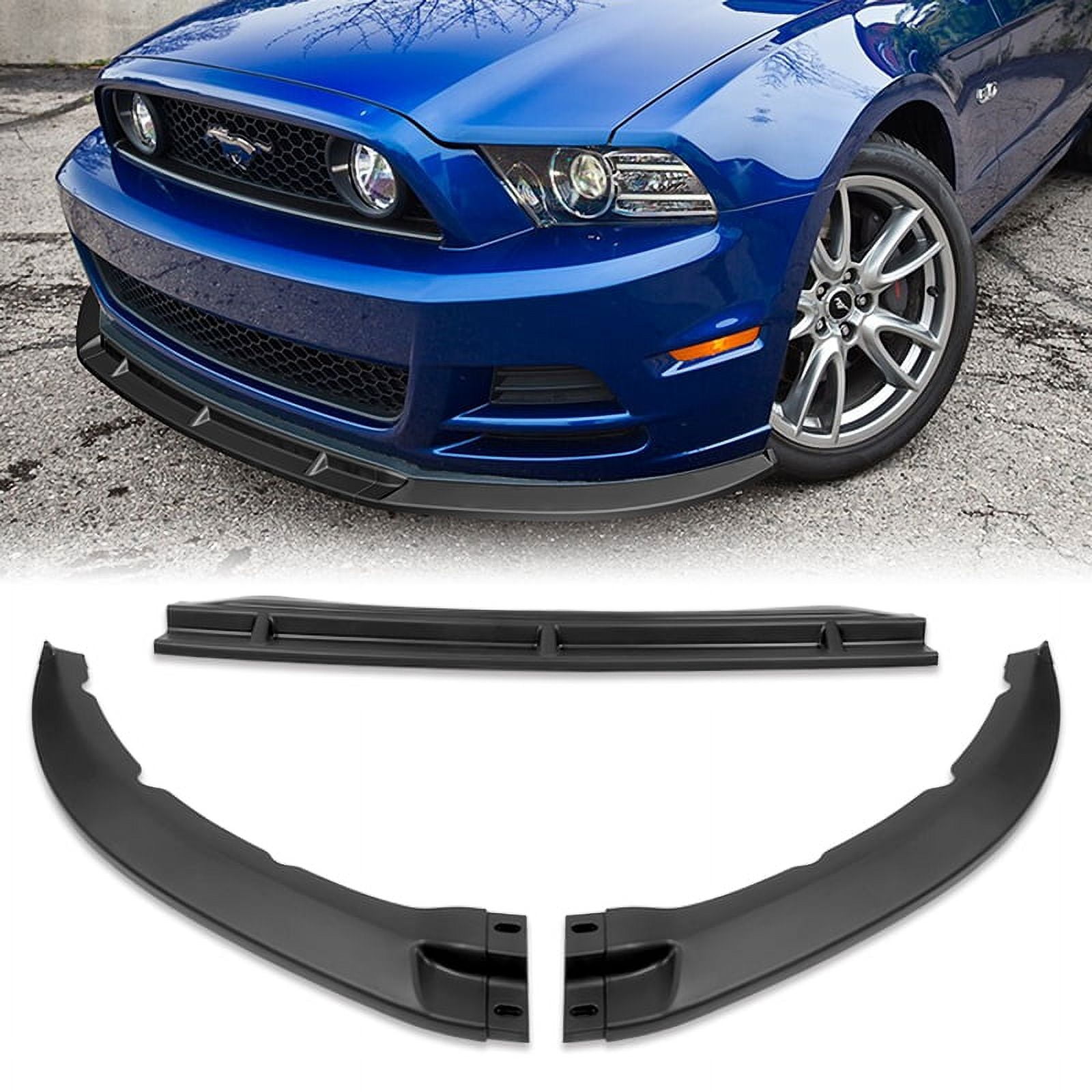 For 2013-2014 Ford Mustang GT-Style Matt Black Front Bumper Body Kit ...