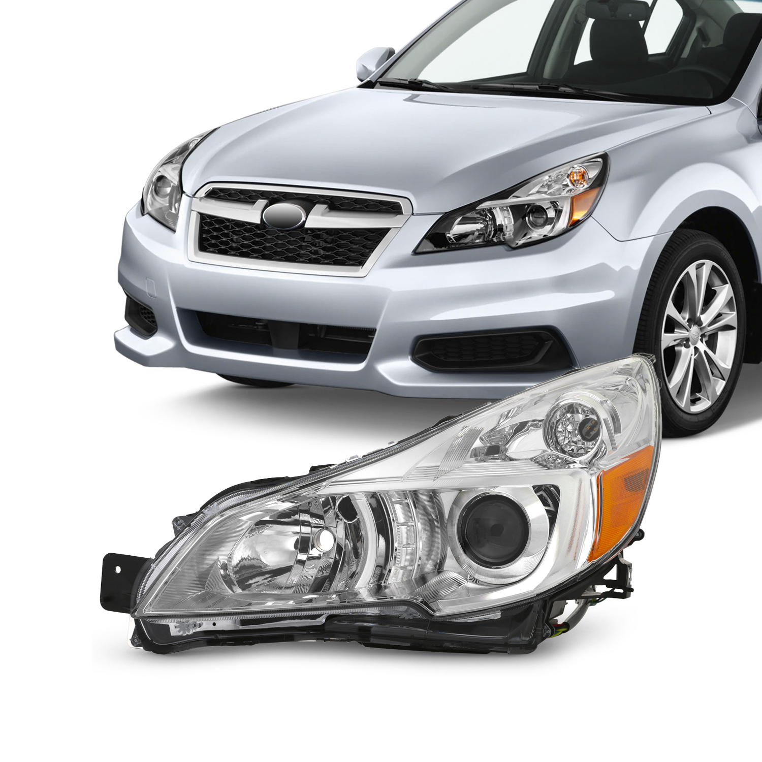 TYC 20-9402-00-1 Left Headlight Assembly for 2013-2014 Subaru Outback ...