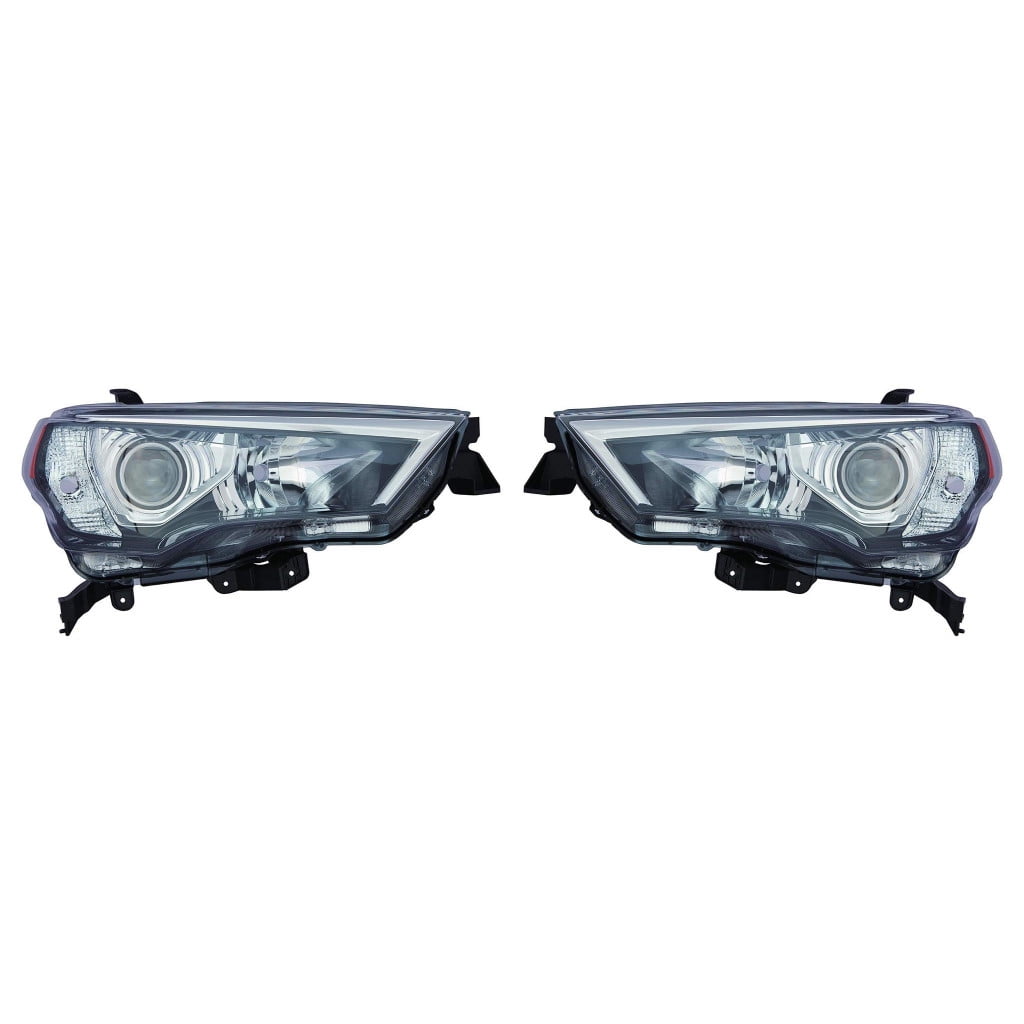 For 2014 2015 2016 2017 2018 Toyota 4Runner Headlight Assembly Pair ...