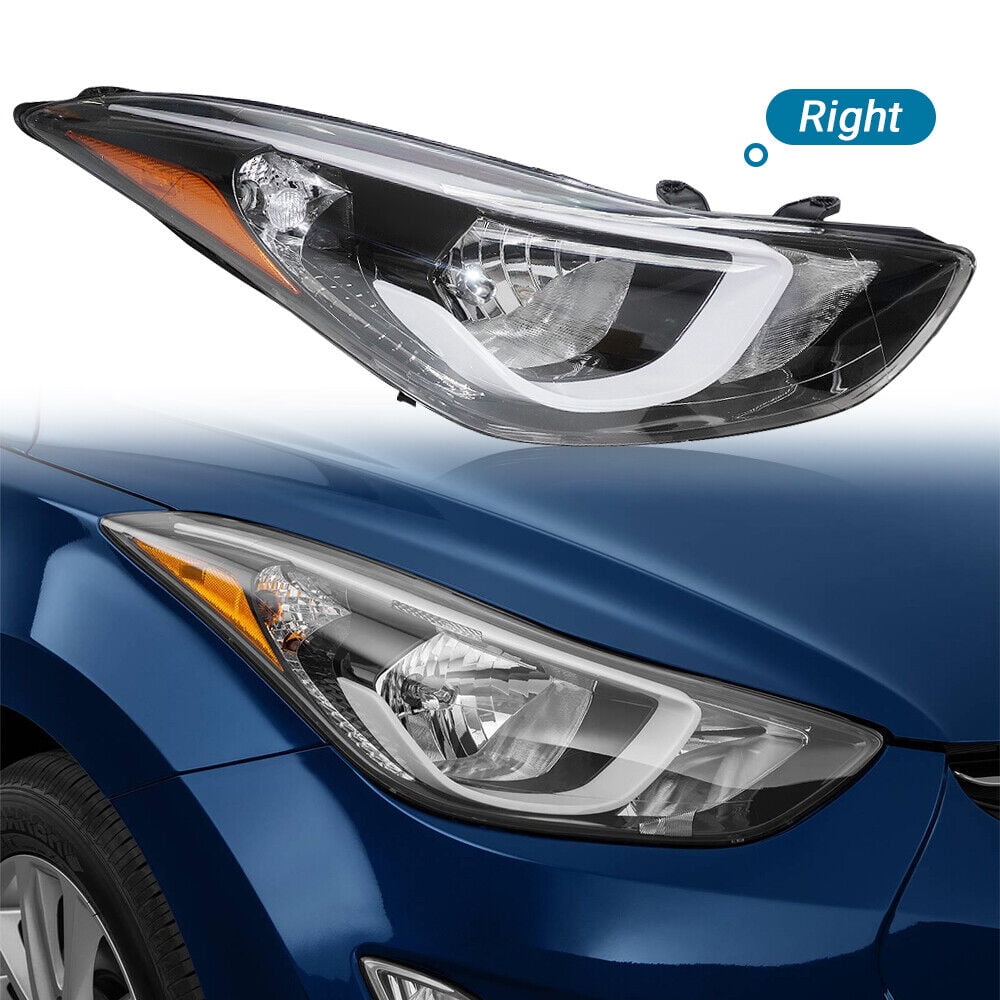 Hyundai Elantra 2014-2016 Right Passenger Side Headlight Assembly ...