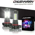 For 2014 2015 GMC Sierra 1500 5202 H16 LED Fog Light Bulbs Kit 2x 6000K ...