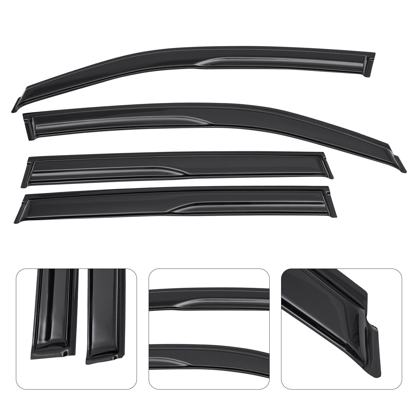 For 2014-2018 Subaru Forester Window Visors Rain Guards Vent Shade ...