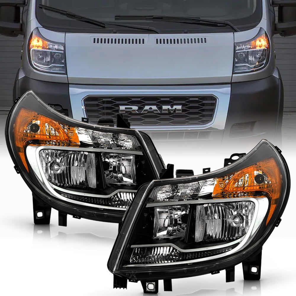 For 2014-2022 Ram ProMaster 1500 2500 3500 w/o DRL OE Style Headlights ...