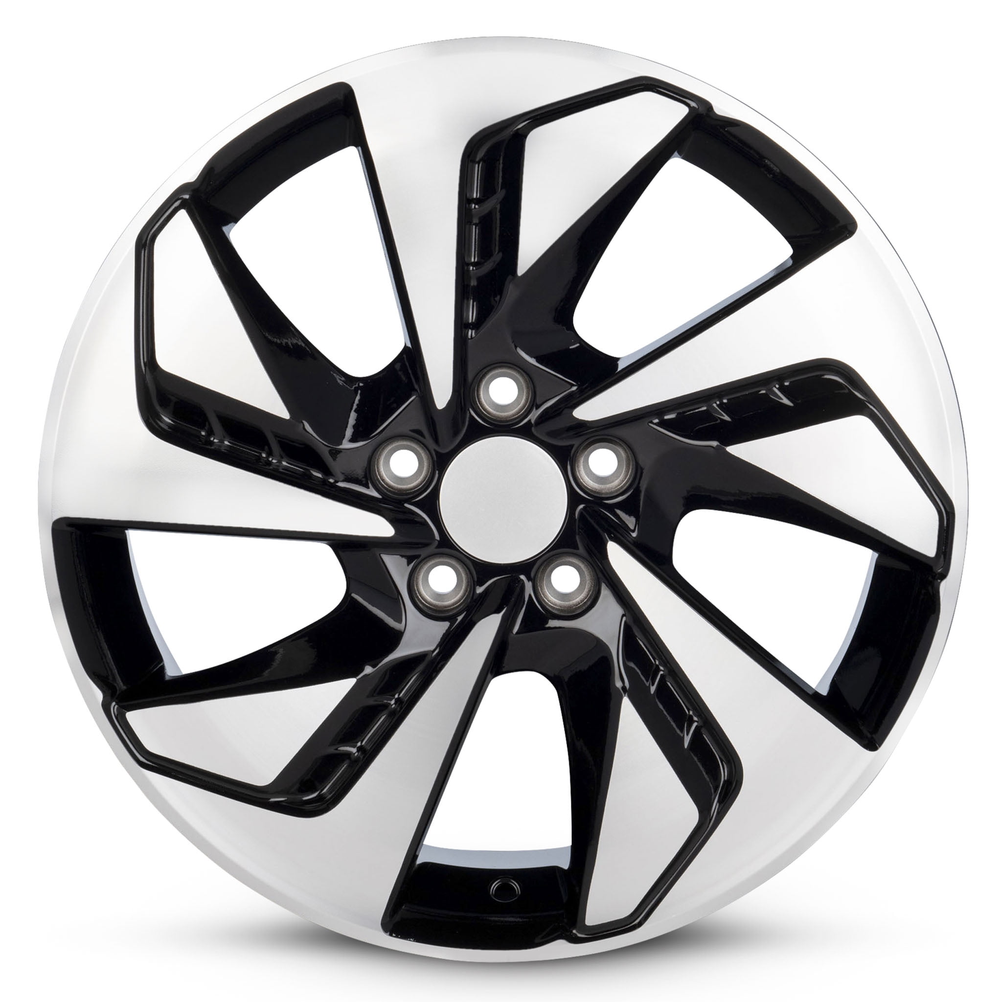 For 2015-2016 Honda CR-V 18 Inch Black Machine Face (Diamond Cut) Black ...