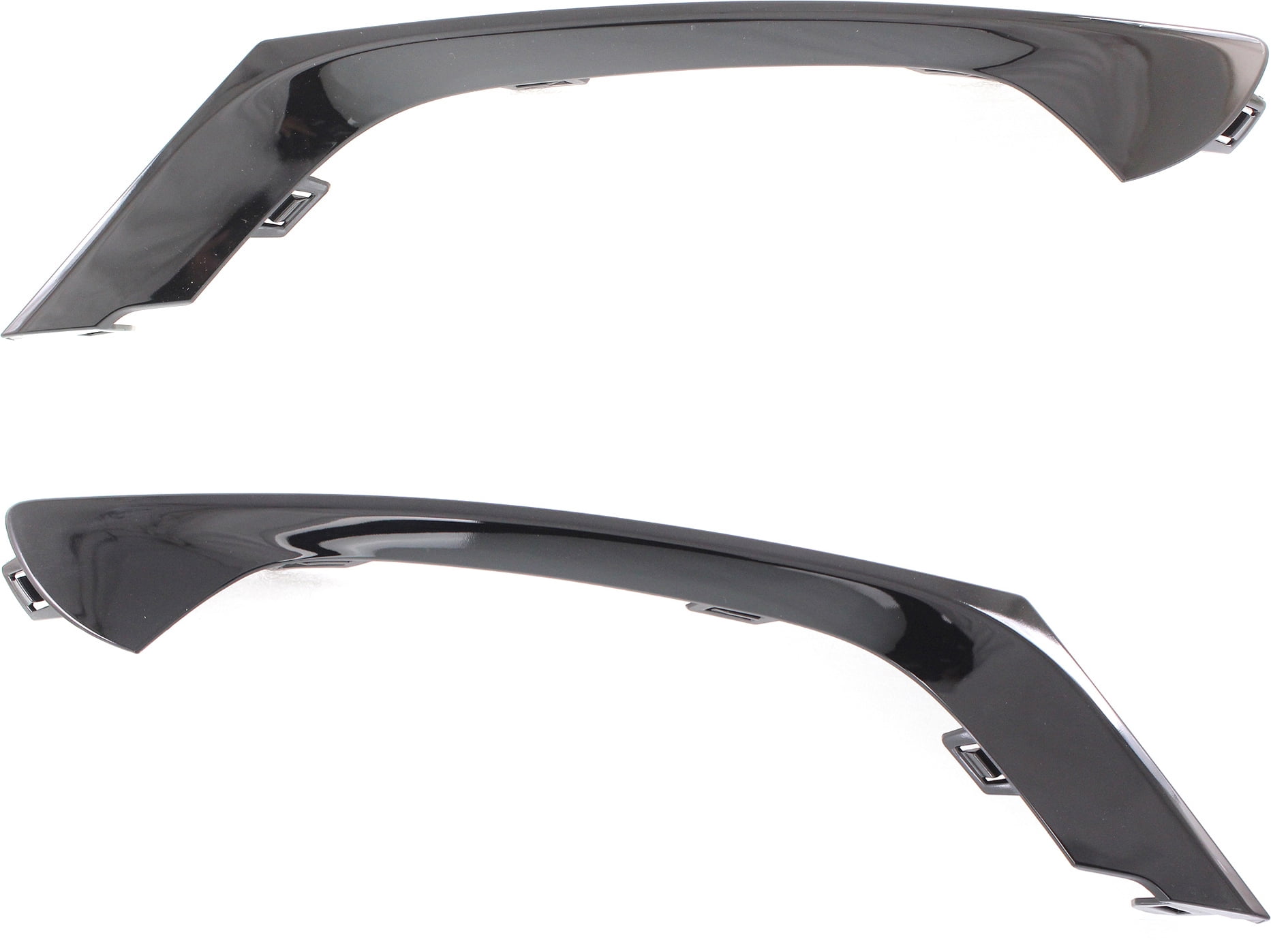 For 2015-2017 Chrysler200 Bumper Trim Front Black SET PAIR - Walmart.com