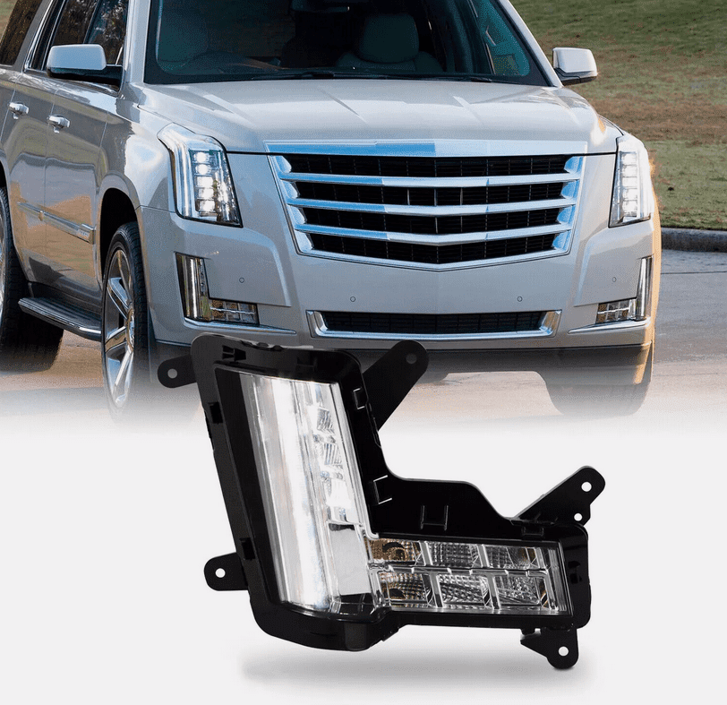 For 2015-2020 Cadillac Escalade w/ Crash Brake LED Fog Light Lamp ...